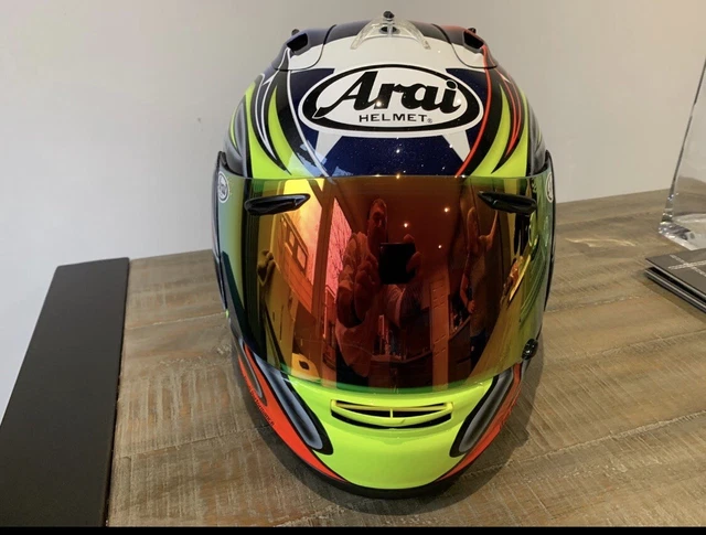 COLIN EDWARDS ARAI rx7 gp helmet £560.00 - PicClick UK