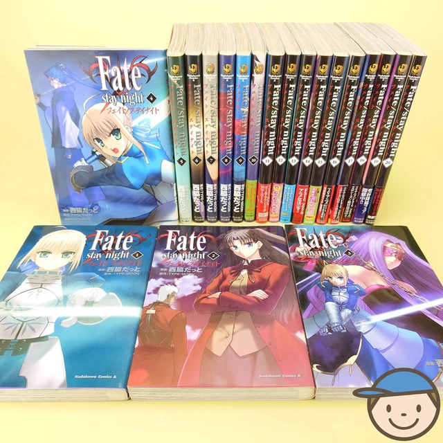FATE/STAY NIGHT VOL. 1-20 Complete Set Japanese Manga Comics Type-Moon ...