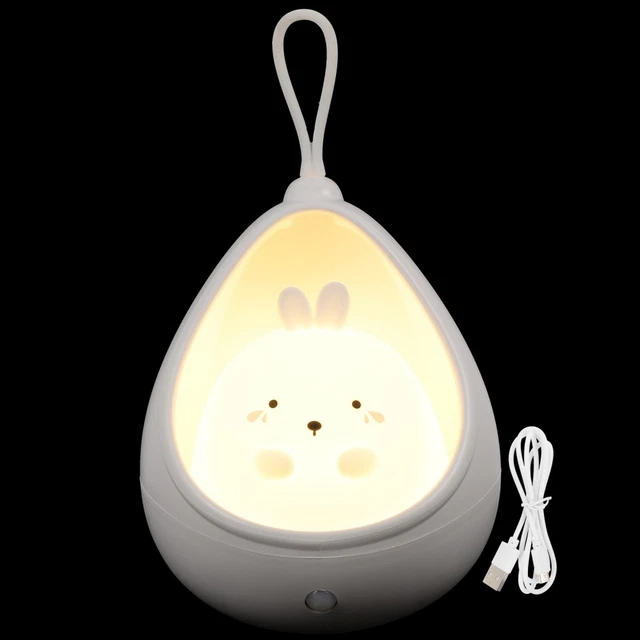 LITTLE RABBIT NIGHT Light Toddler Bunny Lamp for Bedroom Nightstand £16 ...