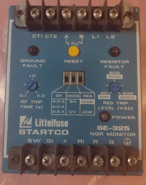 LITTELFUSE STARTCO SE-325 Neutral-Grounding-Resistance Monitor $449.00 ...