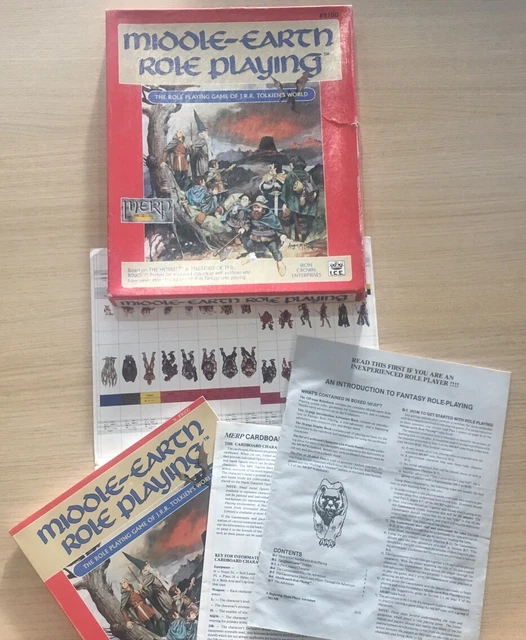 1986 MERP MIDDLE-EARTH Role Playing Game Complete £75.00 - PicClick UK