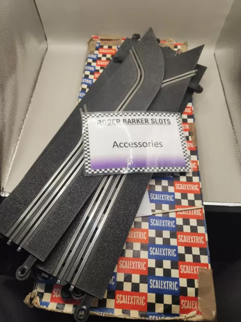 SCALEXTRIC CLASSIC TRACK C190 Pit Stop Pit Lane Boxed 1:32 Scale Slot ...