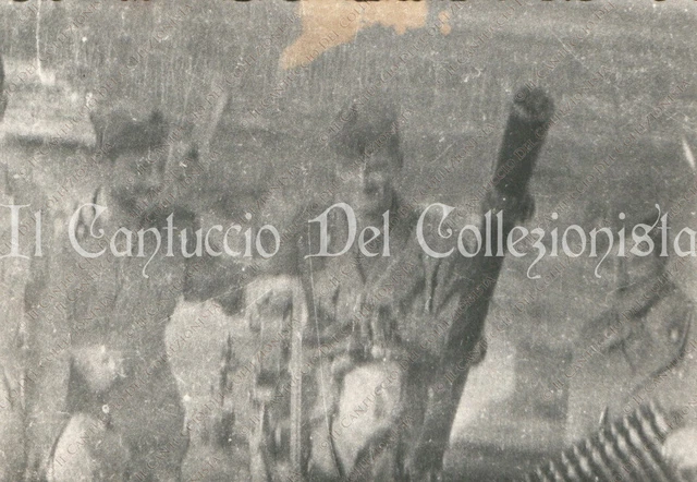 WW2 ARTIGLIERIA REGIO Esercito Mitragliatrice contraerea Fotografia ...