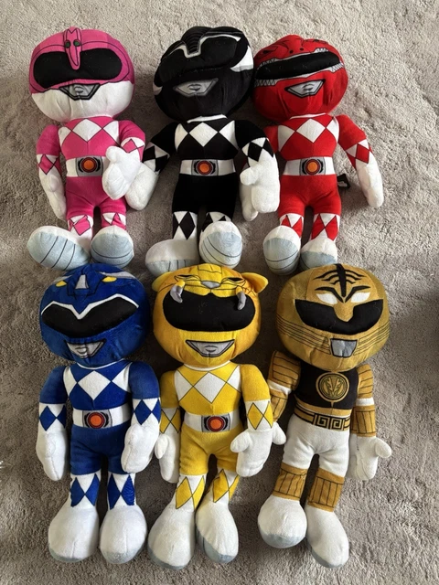 MIGHTY MORPHIN POWER Rangers Plush Bundle Set of 6. £42.32 - PicClick UK