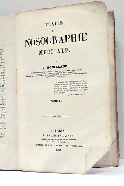 LIVRE ANCIEN MEDECINE Traité De Nesographie Médicale Edition Originale ...