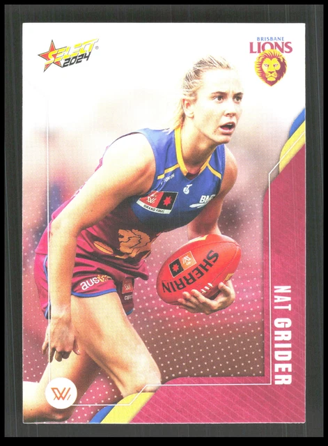 AFL 2024 SELECT Brisbane Lions Nat Grider 185 Card CB-1-4-A-23 $2.20 ...