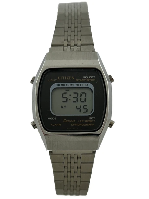 LADIES WATCH CITIZEN Seven Quartz Alarm Chronograph LCD, Works £100.98 ...