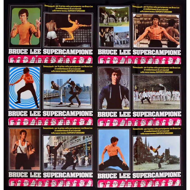FOTOBUSTA BRUCE LEE Superchampion Kung Fu Arts Martiaux He True Story ...
