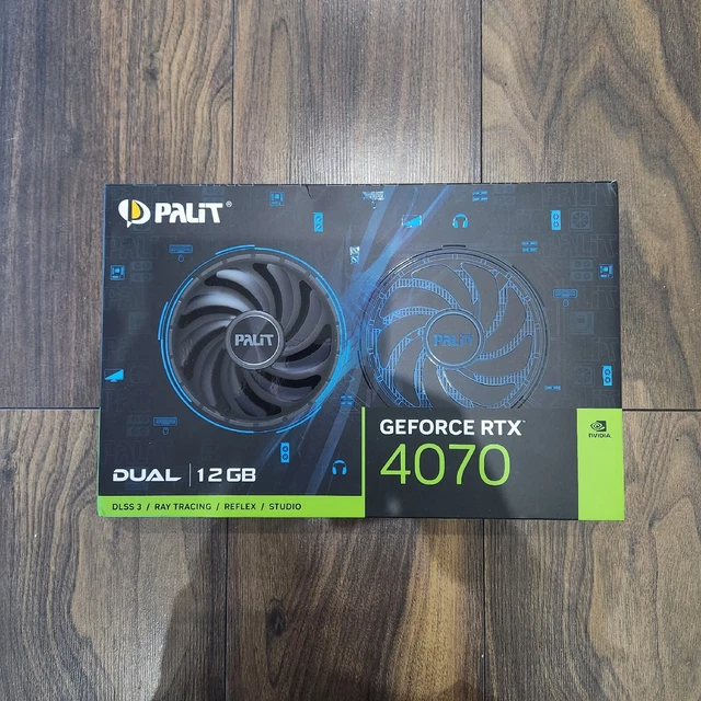 PALIT DUAL RTX 4070 12GB GDDR6X Graphics Card £539.50 - PicClick UK