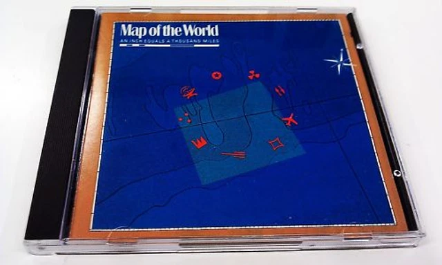 MAP OF THE World An Inch Equals A Thousand Miles - Cd EUR 4,99 ...