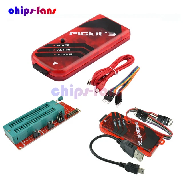 Pickit2 Pickit3 Kit Programmatore Debugger In Circuito Microchip Originale Mplab Pic Eur 25 57
