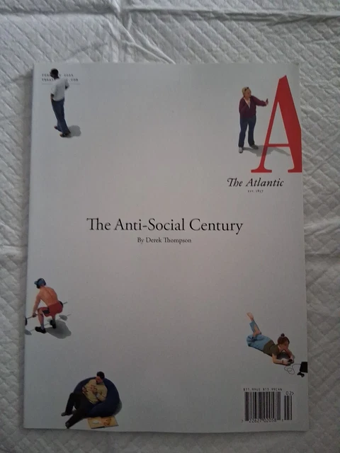 THE ATLANTIC MAGAZINE - February 2025 - The Anti-Social Century £11.13 ...