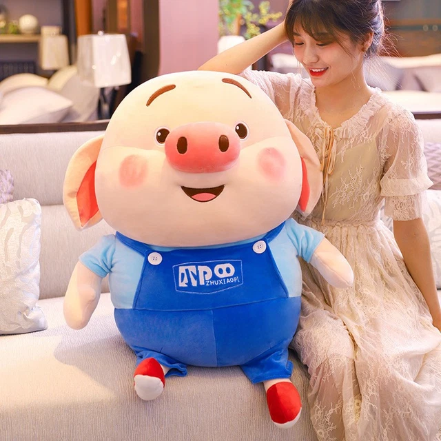 PIG LITTLE POO Plush Toy With Short Plush Fabric For Girls And ...