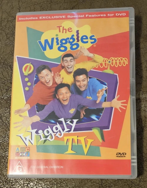 THE WIGGLES Wiggly TV DVD Vintage 2000 ABC Original Cast Region the-wiggles-wiggly-tv-dvd-vintage-2000-abc-original-cast-region