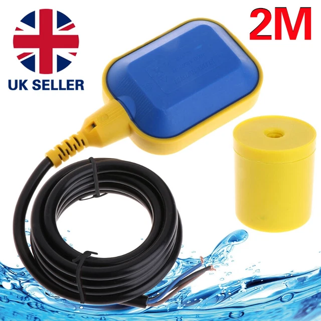 FLOAT SWITCH LIQUID Fluid Water Level Sensor Pump Tank Pond Controller ...