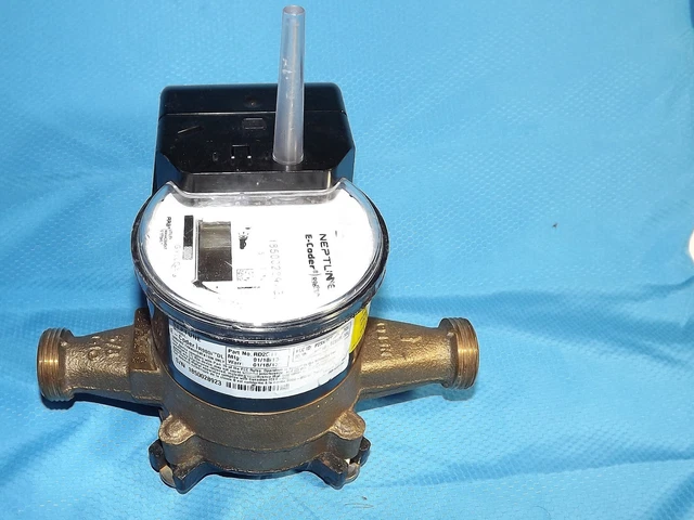 NEPTUNE R900I E-CODER Water Meter 5/8" Brass RD2G11 **NEW** $99.00 ...