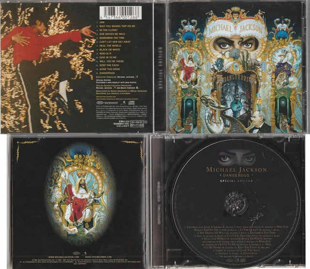 MICHAEL JACKSON DANGEROUS Album CD EICP24 Disque Disc Special Edition JAPAN 2001 EUR 14,99 ...