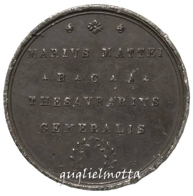 SEDE VACANTE 1830 Camerlengo Mario Mattei Medaglia Cerbara EUR 60,00 ...