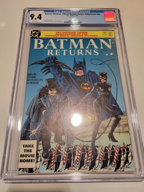 BATMAN RETURNS: OFFICIAL Motion Picture Adaptation #nn CGC 9.4 1992 ...