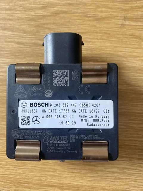 MERCEDES BENZ RADARSENSOR TOTWINKELASSISTENT Radarsensor A0009055211 ...