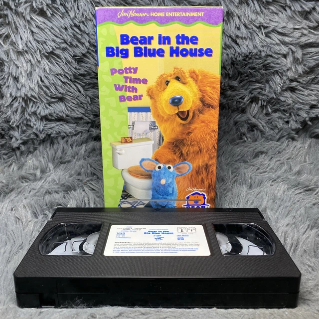 BEAR IN THE Big Blue House Potty Time with Bear VHS Tape 1999 Video ...
