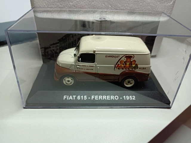 MODELLINO DIE CAST-FIAT 615-Ferrero-1952-Scala 1/43-Veicoli ...