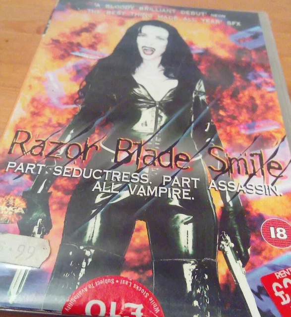 RARE VHS TAPE 'Razor Blade Smile' £3.00 - PicClick UK