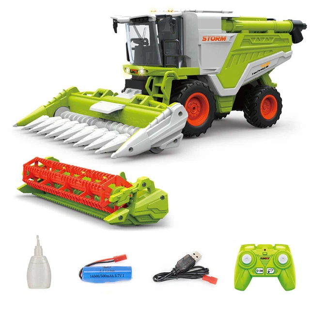 1:24 REMOTE CONTROL Tractor 2.4GHz RC Farm Tractor Toy Vehicle for Kids ...