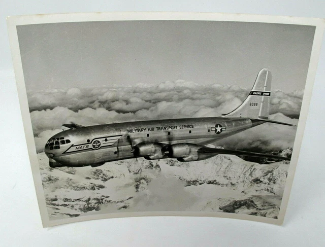 US AIR FORCE 1950's Boeing C-97 Stratofreighter MATS Pacific Division ...