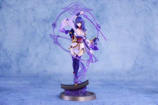 FIGURINE ANIME GENSHIN Impact Beelzebul Raiden Shogun Battle PVC Statue ...