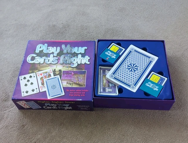 PLAY YOUR CARDS Right Popular TV Show Card Game Britannia Games 2004 ...