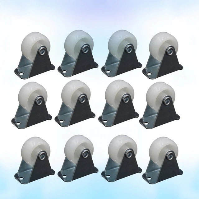 12 PCS CASTER Wheels Trolley Casters Office Chair Furniture Replacement ...