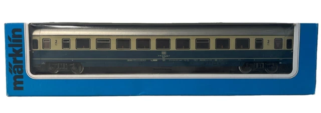 H0 MÄRKLIN MARKLIN HO 4225 EC IC express train car Bpmz 2nd Class DB ...