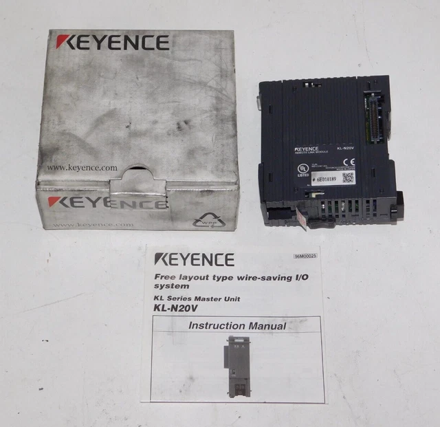 NEW KEYENCE KL-N20V Remote Link Module Free Layout Type Wire Saving I/O ...