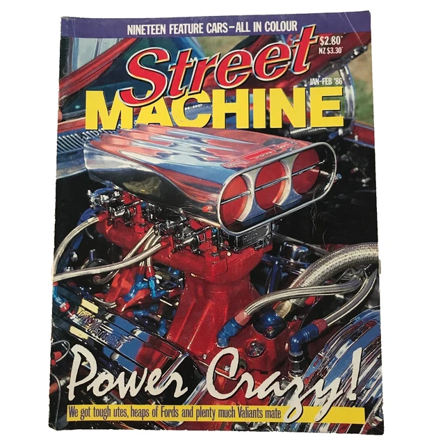 STREET MACHINE CAR Magazine Jan - Feb 1986 Ford Falcon Poster Inside ...