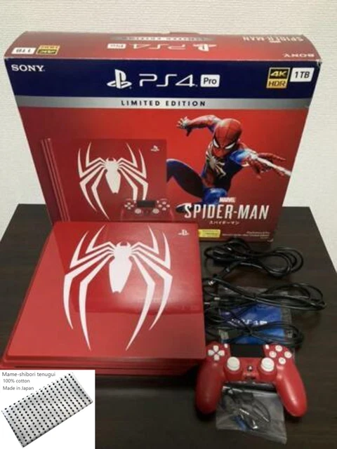 SONY PLAYSTATION 4 PS4 PRO Limited Edition Spider Man Red Console ...