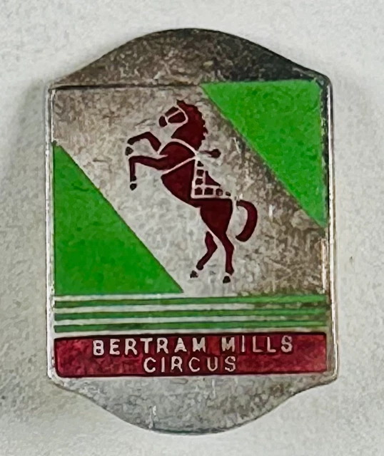VINTAGE OLD BERTRAM Mills Circus Fun Fair 1950s Staff Workers Enamel ...