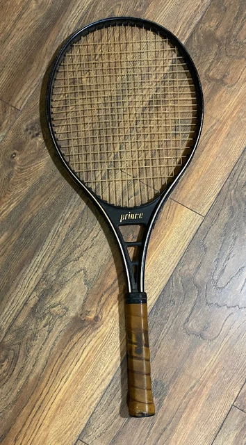 VINTAGE PRINCE PRO Series Tennis Racquet With Cover 4 3/8 Grip $20.00 ...