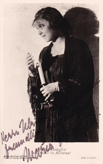 MARIA IVOGÜN - Oper Sopranistin - Szene "Mimi Boheme" - Original ...