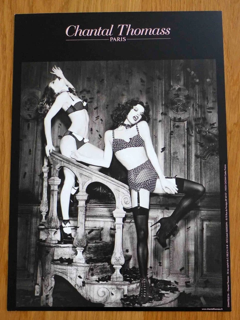 AFFICHE DOUBLE FACE Lingerie Chantal Thomass Poster 36x25 NEUF EUR 12,00 - PicClick FR