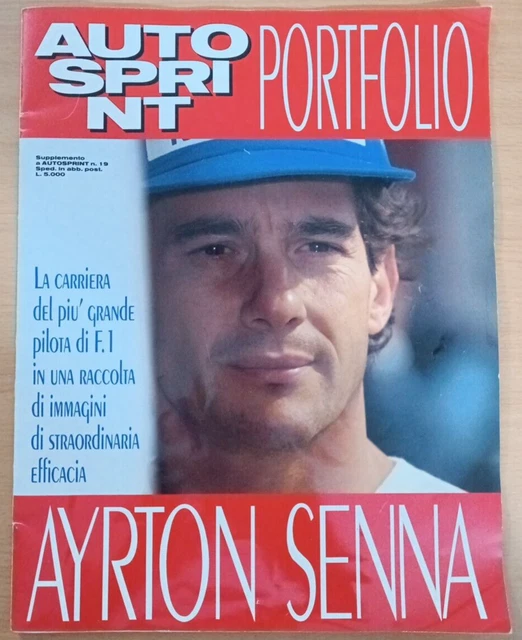 AUTOSPRINT PORTFOLIO AYRTON Senna Con Poster Del Corriere Dello Sport EUR 6,50 - PicClick IT