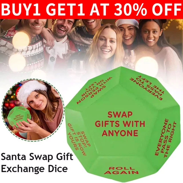 2025 NEW SANTA Swap Gift Exchange Dice, Exchange Dice Game- Oversized ...
