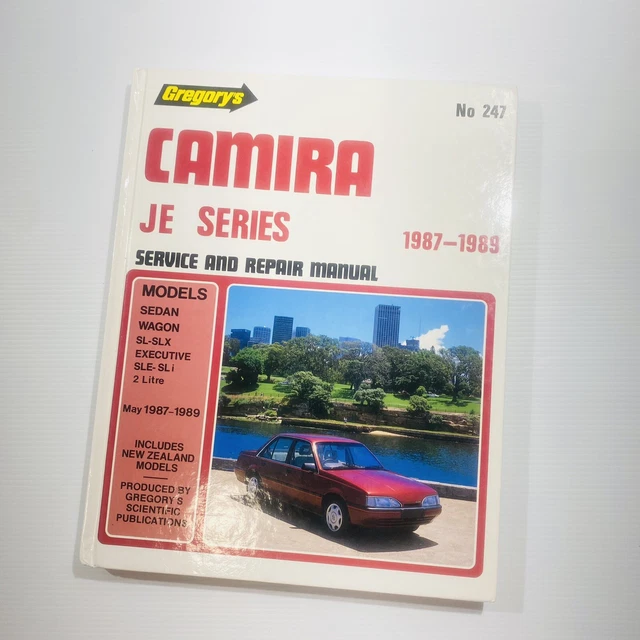 CAMIRA JE SERIES 1987-1989 Gregory’s Workshop Service Repair Manual ...