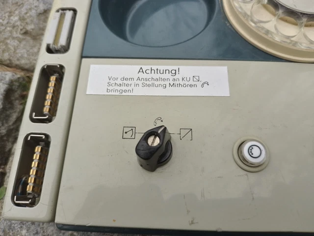 70ER JAHRE TELEFONPRÜFGERÄT SIEMENS S42024-A63-A1 Fahrb. Abfr. Mob ...