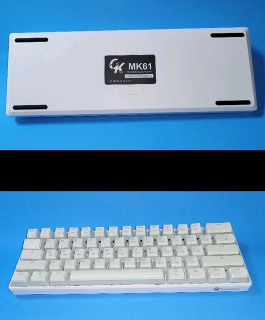 GK GAMAKAY MK61 RGB Mechanical Keyboard, 61 Keys S/N : MK61AW22AA00730 ...