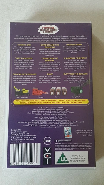 THOMAS THE TANK Engine Spooks & Surprises VHS Video 1998 £4.99 ...