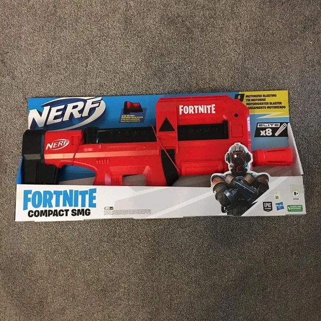 Hasbro Nerf Fortnite Compact Smg Motorised Blaster With 8 Elite Darts New £2499 Picclick Uk