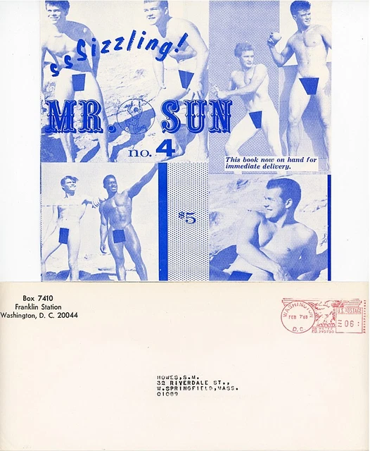 -ORIGINAL- 1968 -MR SUN- Vintage GAY Men's Magazine Advertising Flyer - LGBTQ £7.98 - PicClick UK