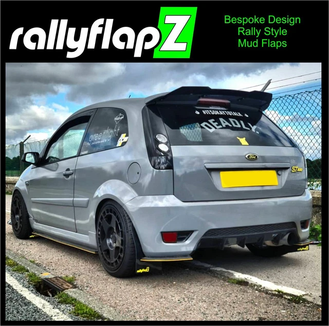 RALLYFLAPZ | MUD Flaps Guards FORD FIESTA MK6 ST150 Black 4mm PVC ...