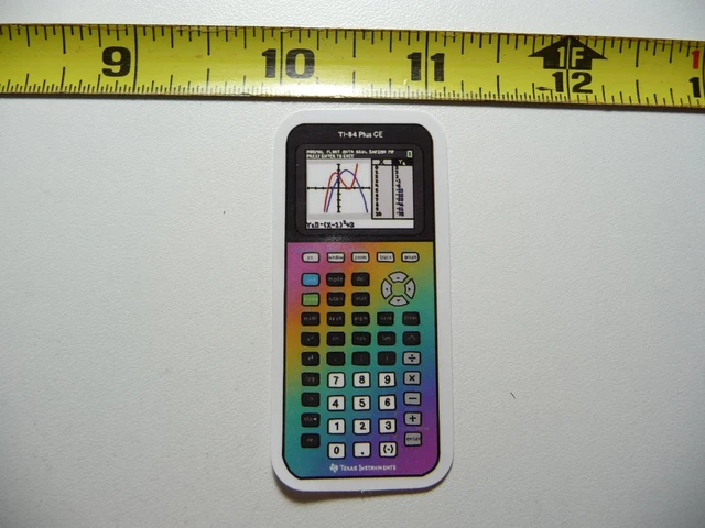 MATH GRAPHING CALCULATOR Sticker Decal School Teacher Professor ...